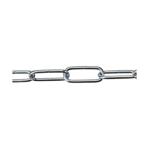 *全長(m):3*線径d(mm):2.0*内長P(mm):20.3*内幅W(mm):6.0*使用荷重(kN):0.07*3Mのカットチェーンです。*スチール(SWRM)表面処理ユニクロメッキDIY・工具・ガーデン/建築金物/チェーン/リンク...