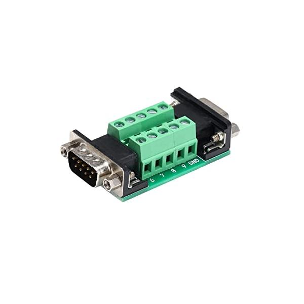 シリアルD-SUB9ピンオスコネクターをシリアルD-SUB9ピンメスコネクターに変換し、シリアルアプリケーションに使用します。 耐久性 金メッキジョイントを備えた全銅ベースは、FR-4ファイバーグラスPCBボードを厚くし、良好な接触酸化防止...