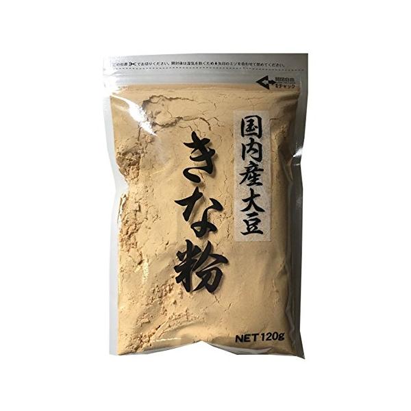 原材料:大豆(国内産100％)　分別生産流通管理済み内容量:120g*5個商品サイズ(高さx奥行x幅):20cm*2cm*13cm食品・飲料・お酒:乾物:きな粉