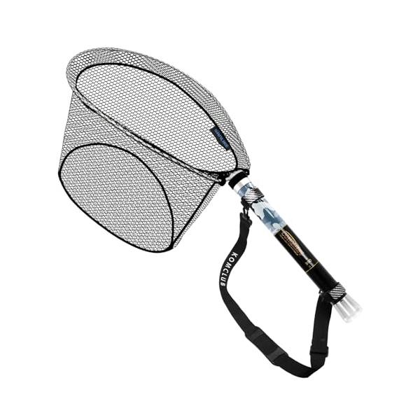 素材 柄は96％ガラス繊維を採用して、高強度、耐腐食性も強くて、大きな魚も楽にキャッチします。 折り畳み式ネット 網の枠はアルミ合金の素材で、四つ折りで、軽量で高強度、耐食性も強いでコンパクトな折り畳み式フィッシングネットで、魚体を傷付けに...