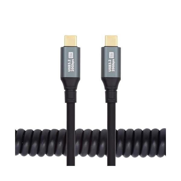 1) コイル状USB-C USB4ケーブル:プロ仕様のリバースコイルで、より実質的で、過度に伸びることによるコイルの損傷を防ぎ、絡まることなくキーボードを接続するのに最適な長さを提供します。コイル状のキーボードケーブルは、ほとんどのUSB ...