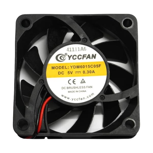 長寿命を実現した小型DCファン定格電圧：5V／定格電流：0.29A／定格電力：1.45W定格回転数：3500rpm／風量：15.41cfm／風圧：2.4mmAq端子部形状：リード長辺：60mm／短辺：60mm／厚み：15mmパソコン・周辺機...