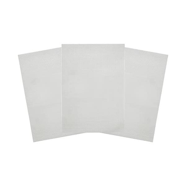 ステンレス製 高硬度の304ステンレス製で、金属メッシュの表面は滑らかで錆びにくく、メッシュは細かくて均等に分散されます。長時間で使用可能です。 使いやすい 必要に応じて適切なサイズに曲げたりカットしたりできます。円、長方形、三角形など複雑...