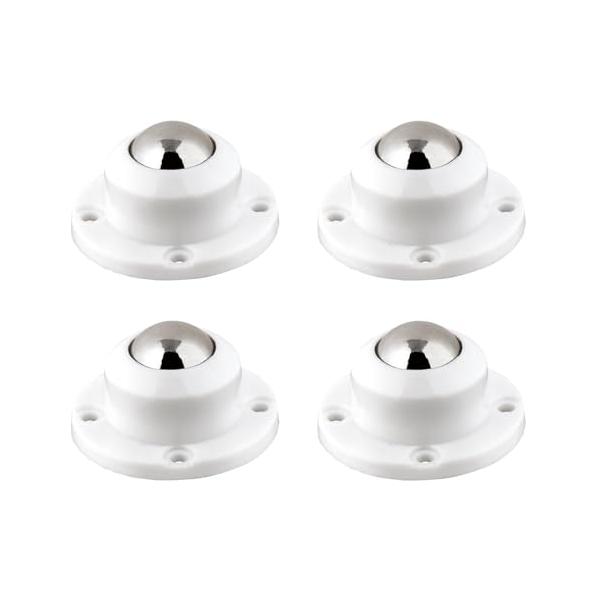 360度回転でスイスイ移動できる便利なミニキャスター 付属の両面テープで簡単装着*付属のネジでしっかり固定もOK 薄めなので箱に付けてベッドの下や狭いスペースの収納に 板に付けて台車代わりにも 家電につけると掃除がラクに* 耐荷重：約20k...