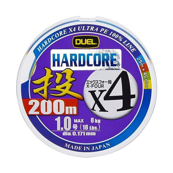 素材:PE/全長:200m/1.0号標準直線強力: 8kg25m4色 12.5m毎・黒マーキング原産国:日本MAX(Lbs):18AVE(Kg):6スポーツ＆アウトドア:釣り:ライン:PEライン