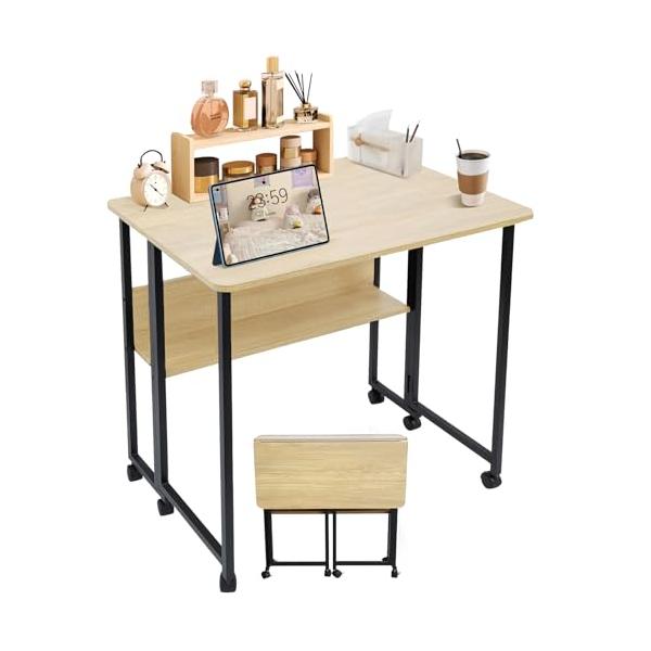 モダンでシンプルなデザイン 当社の折り畳みテーブル キャスター付きは、高品質な木材と職人技を融合させたモダンでシンプルなデザインです。滑らかな手触りの天板は、バリのない研磨加工と丸みを帯びた角で安全性を確保。 移動が楽々なキャスター付きデザ...