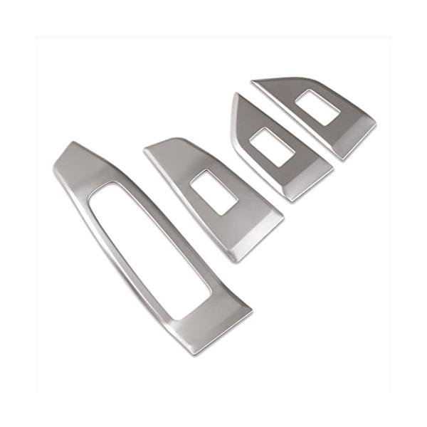 1.適合車種: 日産 新型 エクストレイル T33 令和4年7月*五代目 XA50系 2019年4月*2.素材：高品質 304# ステンレス、重厚感と高級感を演出3.色:サテンシルバー4.取り付け方法:付属の3Mの両面テープで、貼るだけの簡...