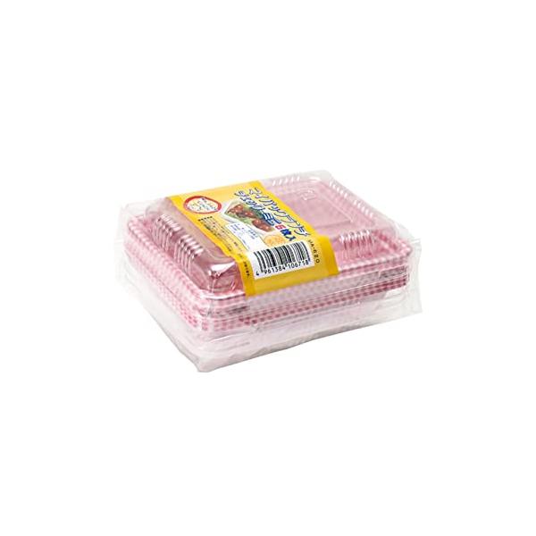日本製 使い捨て弁当箱  チャック柄のかわいいフードパックです。  お弁当 レジャー  カチッと蓋が閉まるので持ち運びに便利。遠足や運動会にも。本体サイズ：11.7*8.6*3.5cm本体重量：0.006Kg内容量：6枚素材・材質：スチロー...