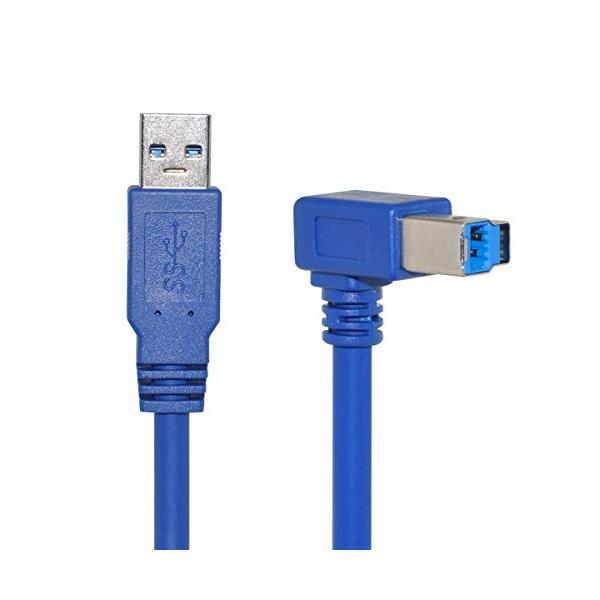 高性能USB 3.0 タイプA - Type Bケーブルは、デスクトップ外付けハードドライブ、電源供給USBハブ、USBドッキングステーション、3.5インチハードドライブエンクロージャ、またはプリンター、スキャナー、モニターを、Type B...