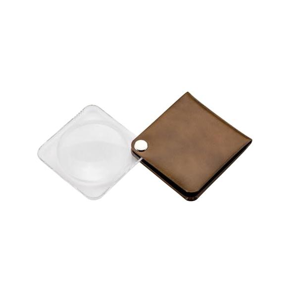 素材 レンズ:PXM光学樹脂レンズ、ケース:合皮サイズ:縦7*横6.7*高さ1.6cm重量:48g倍率:3.5倍レンズサイズ:60mm径製造国:ドイツ文房具・オフィス用品:事務用品:机上用品・文具収納:拡大鏡・ルーペ