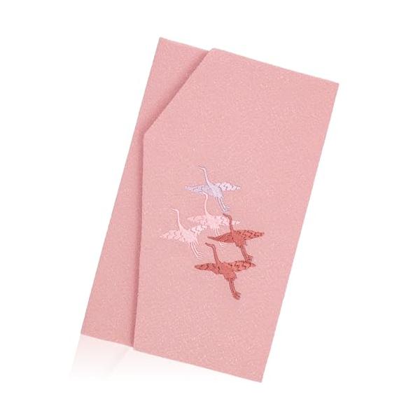 多鶴のモチーフが刺繍された、美しいピンク色のスタイルふくさです。結婚式やお宮参り、七五三などの慶事にぴったりな、日本製の高級感あふれるふくさです。結婚式やお宮参り、七五三などの慶事にぴったりな、日本製の高級感あふれるふくさです。縁起が良く、...