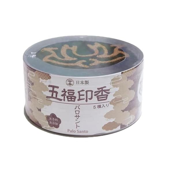 日本製品: 伝統的な技法で作られた高品質な五福印香で、5種類の香りが楽しめますパロサント香: 南米原産の神聖な木材パロサントの深い香りを贅沢に配合しています*「パロサント」とは? 南米ペルーに自生する天然の香木で「聖なる樹」と呼ばれています...
