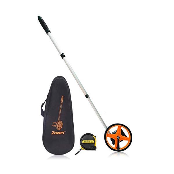 * Zozen 6インチ測定ホイール、スターティングポイントアロー付き ：直径15cm測定ホイール。 メートル単位測定します。軽量で持ち運び可能で耐久性のあるデザインで、より正確です。* メートル法測定単位 ：Zozenの測定ホイールは、1...