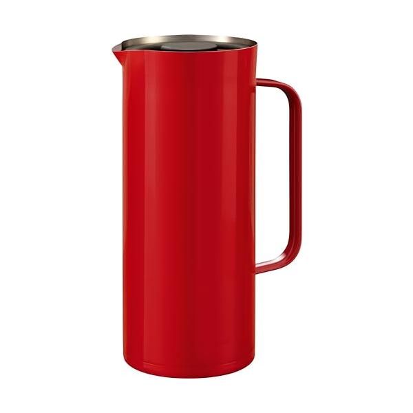 ステンレス真空断熱構造でしっかり外気温を遮断するので保温と保冷に優れています。耐久性に優れたステンレス製で丈夫で長持ち。 商品サイズ 幅9.8*奥行14.8*高さ23.4cm 、口径/7.6cm、本体重量(約):0.74kg、容量:1L 素...