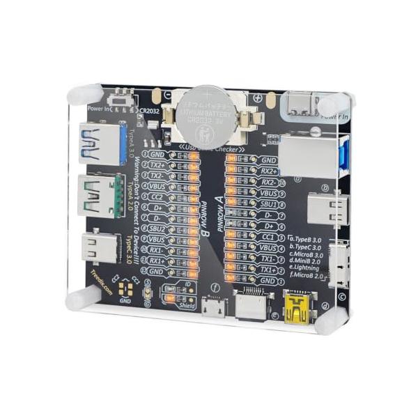 幅広い対応：本製品は、type C、micro、type A、type BなどのいろんなUSBコネクタをサポートして、ほとんどのニーズを満たすことができます。性能テスト：USBケーブルはテストボードのソケットに挿入して、ボード上のインジケー...