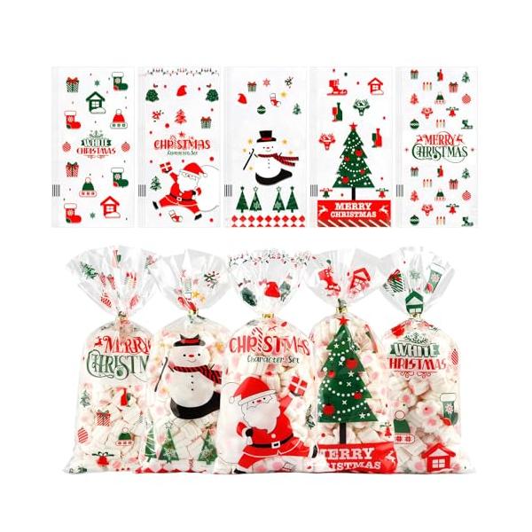 *クリスマス柄のデザインが可愛いクリスマスOPP袋です。チョコやクッキー、パウンドケーキ、ドーナッツといったお菓子をプレゼントする時や雑貨などの詰め合わせに、店頭ディスプレイにもおすすめです。*サイズ 約 ：W13 x H27 cm / 入...