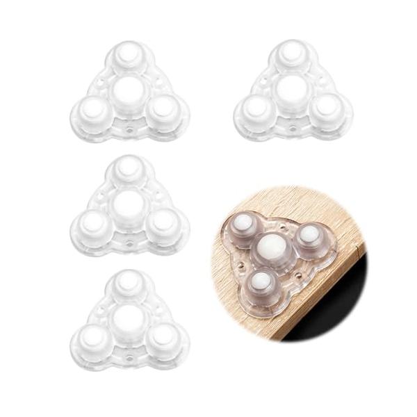 素材 張るキャスター 360度は高品質の素材でできており、簡単に移動でき、頑丈で耐久性があり、変形しにくく、壊れにくく、耐荷重が強く、長期間使用できます。時間。 パッケージ ユニバーサルキャスター4個をお届けします。各サイズは約6*6cm、...