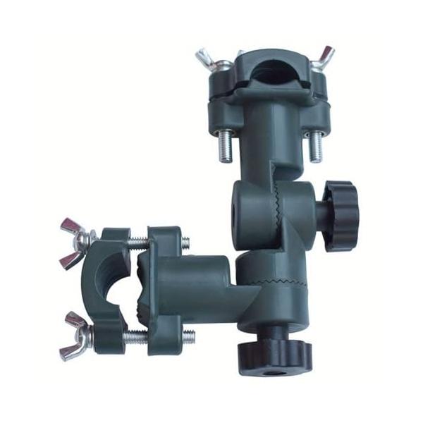 多用途対応の高品質ホルダー  高品質ABS製のパラソルホルダーで釣りやキャンプ、レジャーに最適なアイテムです。ヘラブナ釣り用の台やパイプ椅子、キャンプ用の椅子、ベビーカーなどに取り付けが簡単で、アウトドアで幅広く利用できます。 自由な角度調...