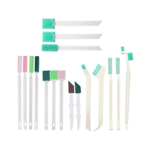 高品質材料 * 小型クリーニングブラシのハンドルは良質なプラスチック製で、丈夫で耐久性があり、割れたり変形したりしにくく、長時間使用することができます。詳細な深さクリーニングを提供することで、日常のクリーニングを容易にすることに努めています...