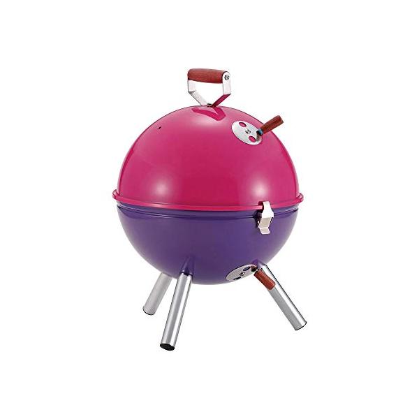 組立サイズ:(約)外径290*高さ400mm、焼き面の高さ210mm網サイズ:(約)外径280mm重量:(約)2kg材質:本体・ふた/鉄(エポキシ樹脂塗装)、バーベキュー網・フックハンドル・脚・通気孔・ハンドル金具/鉄(クロムめっき)、目皿...