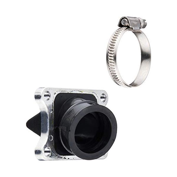 適合車種 MBX50:全車種 * NS50F:全車種 * NSR50:全車種 * NSR80:全車種 ※MBX50は年式により、マニホールド下部のゴム部分の一部カットが必要です。ケーヒンPEφ24キャブレター用ミクニフラットφ24キャブレタ...