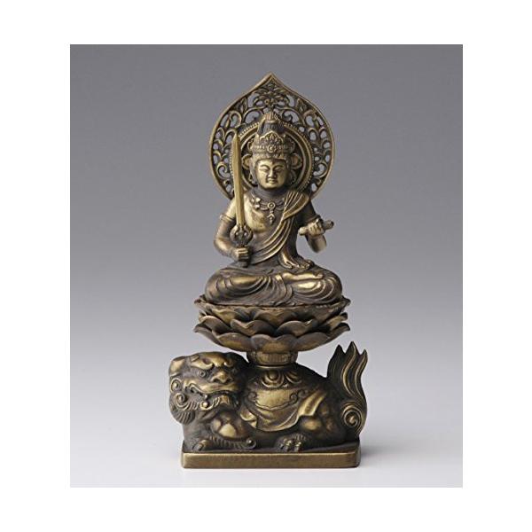 シリーズ：十二支の守護本尊 古美金色仕上げ 　インテリアにもよく馴染む 年代物の古美術品のような奥深い色合い本体サイズ：高さ15.0*幅7.5*奥行6.0cm (身丈7.4cm)　重さ：910ｇ材質：亜鉛合金製 仏師 牧田秀雲 原型 　古美...