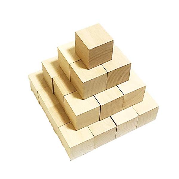 ナチュラルな木製キューブ積み木30個セット ブロック サイズ：手に取りやすい 3ｃｍ*3ｃｍ ブロック30個セットお子様の図形問題で大変喜ばれております。紙で説明しても伝わらない*実際の図形なら理解した経験は御座いませんか 知育のファースト...