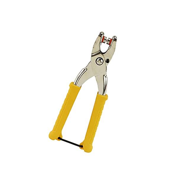 ハトメ穴径:約3.5mm、下穴サイズ:4*5mm最大取付厚:約1.5mm対応替玉:No.10MT/No.20MTハトメ玉材質:アルミ付属:アルミ製両面ハトメ4mm100組相当入DIY・工具・ガーデン:大工道具・用品:穴あけ工具:皮ポンチ・ハトメ