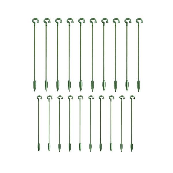 独特なデザイン 土に刺しやすいように底が尖いと設計され、植物の高さに合わせて、支柱は土に差し込む長さを調節できます。業界での全新デザインで出発 G型の支柱形態は、植物を幼い時期から成熟する時期まで介護して、在来製品より植物の発育調子をもっと...