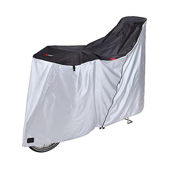 材質:ポリエステルオックス100%(210D)サイズ:(約)幅750*長さ2050*高さ1170mm本体重量:550g使用可能自転車:電動アシスト自転車24-27型・前カゴ・前幼児座席・後カゴ・後幼児座席シルバー部:撥水加工ブラック部:撥水...