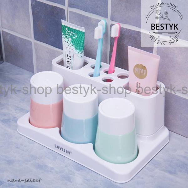 ※コップのみ付属します。※2人タイプ、3人タイプ、4人タイプの3種類がございます。オプション選択からお選び頂けます。【ポイント】洗面台のスペースにきれいに整理できます。この製品はうがい用のコップと歯ブラシ棚を含んで、歯磨き粉と歯ブラシを含み...