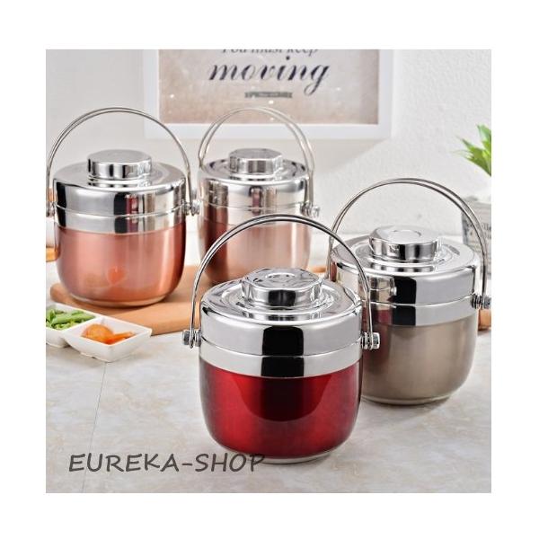 商品説明弁当箱 保温 大容量 通販 保温弁当箱 ランチジャー ランチボックス 保温ランチ お弁当 ランチ 2段 二段 冬 学生カラー：ROSE GOLD・RED・SLIVERサイズ：1.2Ｌ 1.5Ｌご注意：※平置きのサイズとなります為・多...