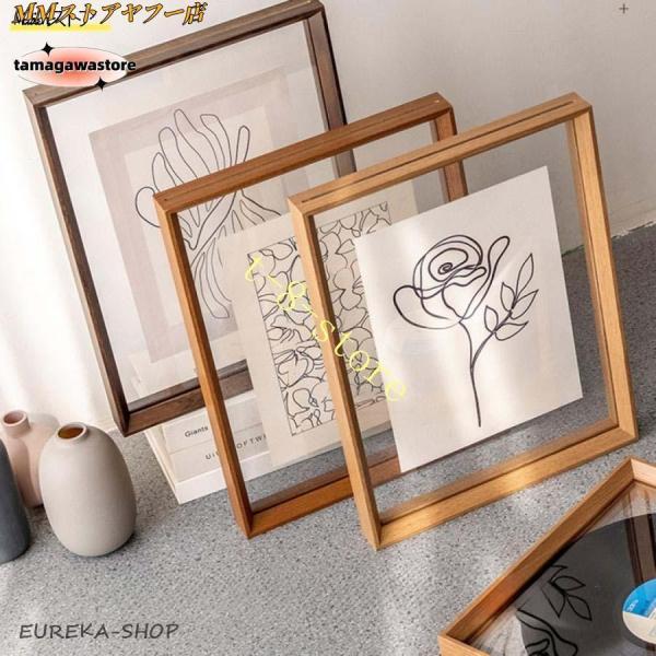 スクエア写真たて：枠の材質は木製を使用しており丈夫で軽くて使いやすい。シンプルなフォトフレームになります。置くだけでお洒落な雰囲気を醸し出します。    パーフェクトホームまたはオフィス：取り外し可能な背板は、いつでも自分のほしい写真に変え...