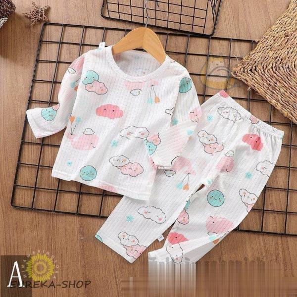 素材：綿カラー：16color柔らかさ：柔らかい80cm：着丈34　バスト23　袖丈28　ズボン丈4290cm：着丈36　バスト25　袖丈30　ズボン丈48100cm：着丈36　バスト27　袖丈32　ズボン丈52110cm：着丈41　バスト...