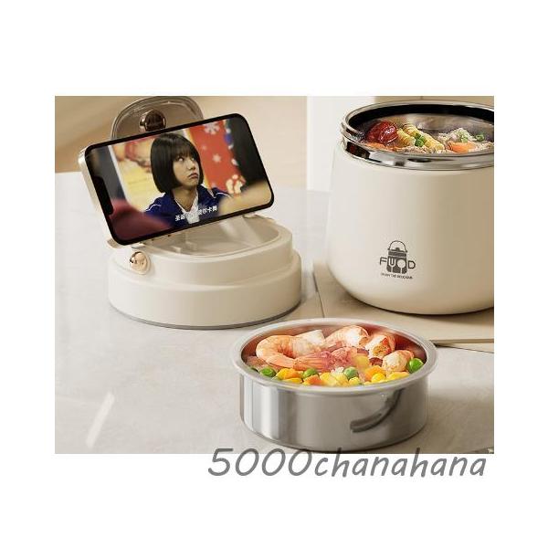 弁当箱 保温弁当箱 スプーン付 収納袋付き 多層構造 ランチどんぶりランチジャー 1200ml 1500ml 大容量 お弁当箱 保温 保冷sus304 *カラー：ベージュ　グリーン*容量：1.2Ｌ、1.5Ｌ