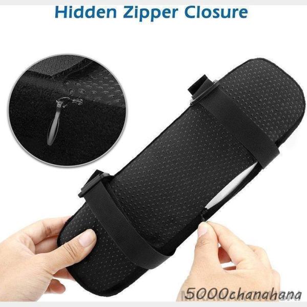 椅子アームクッション 手首を置くクッション部分は適度な硬さがあり・長時間の使用でも手が痛くならないよう配慮されています。手の位置を自由に移動して快適に作業ができます。椅子の肘掛けに取り付ければ背もたれに体を預けたままマウス操作ができるので・...