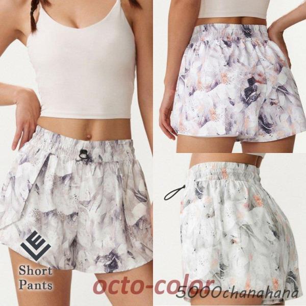 ■商品説明■伸縮性があり、動きやすいフィットネスショートパンツ。なめらかな質感でストレスフリーな着心地です。 また吸汗性?速乾性にすぐれているので、フィットネスだけでなくヨガ?ランなどあらゆるシーンに適です。 フェミニンな柄で女性らしい印象...