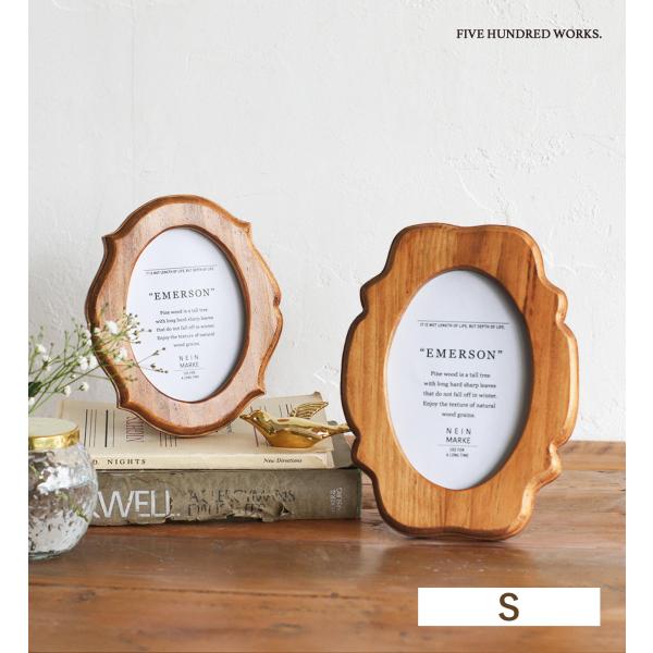 【商品名】NEIN MARKE(ナインマーケ) パイン スタンドフレーム【ブランド】Creer(クレエ)【商品仕様】・Sサイズsize：約 w130×d15×h155 mm中紙：w88×h120 mm重量: 約 115g素材: 天然木 (パ...