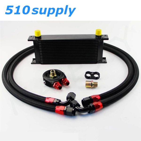 商品名: オイルクーラー FJクルーザー GSJ15W 16段 汎用 type1 ブラック 1GR-FE CSKS商品説明 　CSKS製 　汎用オイルクーラー 　type1特徴 　コア段数：16 　コア部サイズ：縦11.7cm/幅29.3c...