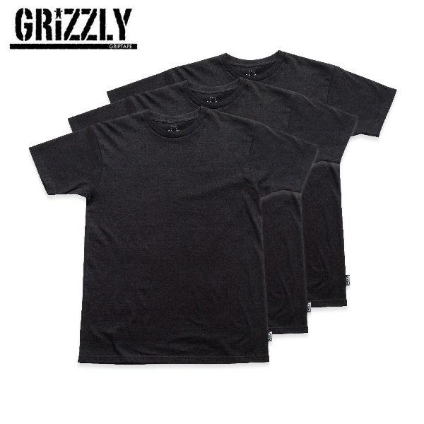 サイズ***素材100% Preshrunk Cotton商品詳細3 pack of minimally branded Grizzly tees in black to make everyday life easy!Custom fit...