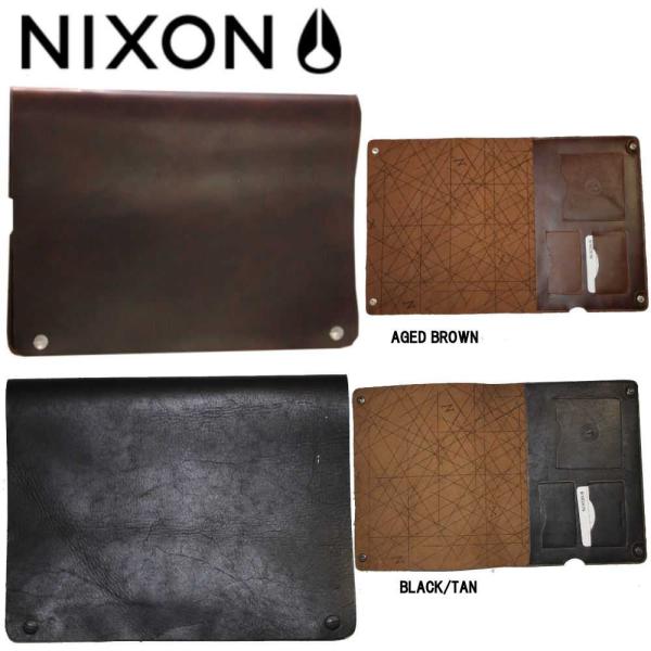 NIXON 2012 EDITION IPAD CASE IPADレザーケース COLOR ：BLACK-TAN AGED BROWN SIZE：【二つ折り時】縦 約20.5cm×横 約27cm ※自社採寸の為、多少の誤差がでる場合がござい...