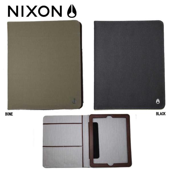 NIXON 2012 HARDCOVER IPAD2 CASE iPAD ケース COLOR ：BONE・BLACK SIZE:縦25cm×横20cm×厚み2.5cm ※自社採寸の為、多少の誤差がでる場合がございますので予めご了承下さいませ...