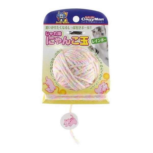 思わず追いかけたくなるしっぽ付きの毛糸玉。転がしたり、しっぽにじゃれついたり…。中にタマが入っているので転がる度に ‘コロコロ’音が鳴ります。(玉の部分はほどけにくいようにしてあります。)猫の狩猟精神をかきたてる、楽しさのかたちが大集合！多...