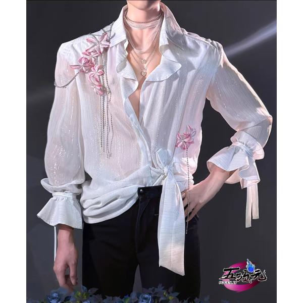 ※シャツとアクセサリーセットは付属しております。パンツは付属しておりません。※サイズ表はハンド測定のため、1~3cmの誤差は正常範囲内です。ご理解した上でご購入をお願い致します。※衣装はハンドメードのため、新品でも作成途中に細い汚れなどをつ...