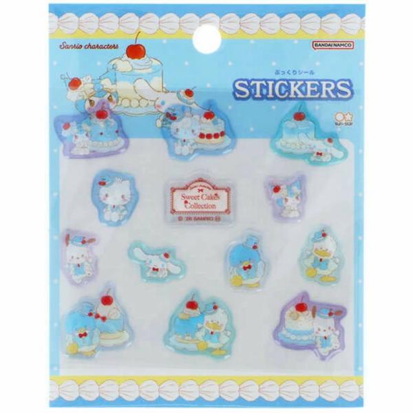 ケーキと一緒におめかし♪ラブリーなサンリオぷっくりシール人気「サンリオキャラクターズ」の「Sweet Cakes Collection (スイートケーキコレクション)」シリーズから、華やかなデコレーションシールが登場しました！イチゴとサクラ...