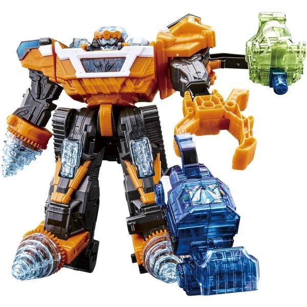 ・商品説明 『魔進戦隊キラメイジャー』より、”魔進変形 DXギガントドリラー 魔進武装セット”が登場！魔進戦隊キラメイジャーの3号ロボとキラメイ魔進2体が入ったオールインワンセットです。キラメイ魔進は3号ロボに武器として武装させることが可能...