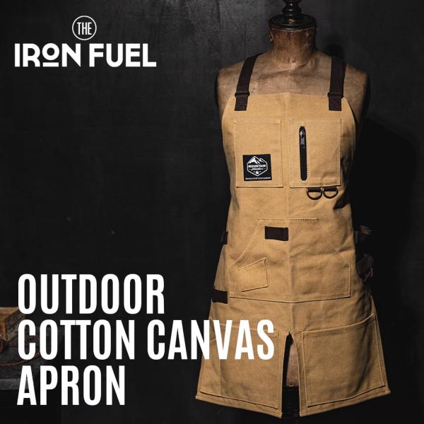 アイデア次第でいろいろな使い方ができ、キャンプやDIYにピッタリな便利なキャンバス製のエプロン。丈夫なコットンキャンバスを使用しており、キャンプや薪割り、キャンプの設営などの際に衣服を損傷から守ります。・サイズ：68cm×51cm・カラー：...