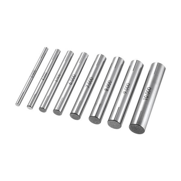 [仕様]●径精度(μm)：±2.0●真円度(μm)：1●直径不同(μm)：2●振れ(μm)：2.0以内●センター穴角度(°)：60●センター穴径(mm)：4●本体：鋼●端面から5mmは精度保証外となります。●フレの測定がスムーズにできます。...