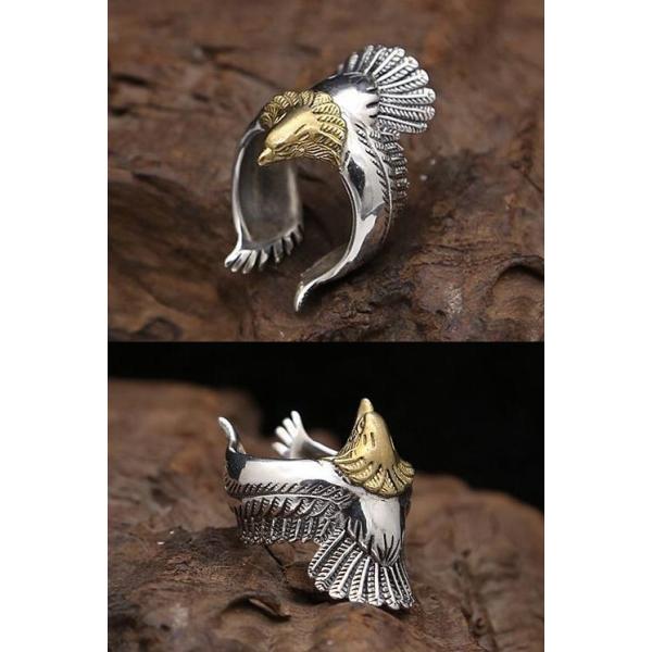 ☆サイズ彡【11号、20号】☆商品説明彡金と銀のイーグルがそのまま指輪になっております＾＾とても指に映えてカッコイイですよ＾＾☆彡是非！お買い上げ下さいませ＾＾☆彡☆注意事項彡万全を期しますが、小傷がある場合がございます。予めご了承下さいま...