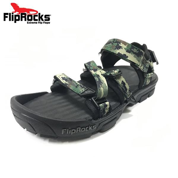 FlipRocks（フリップロックス） アルティメットサンダル グリーンカモ